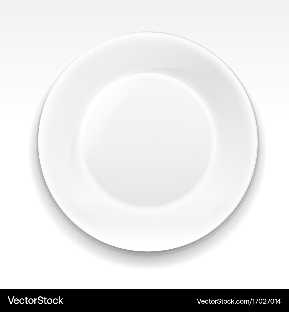 Plate Royalty Free Vector Image - VectorStock