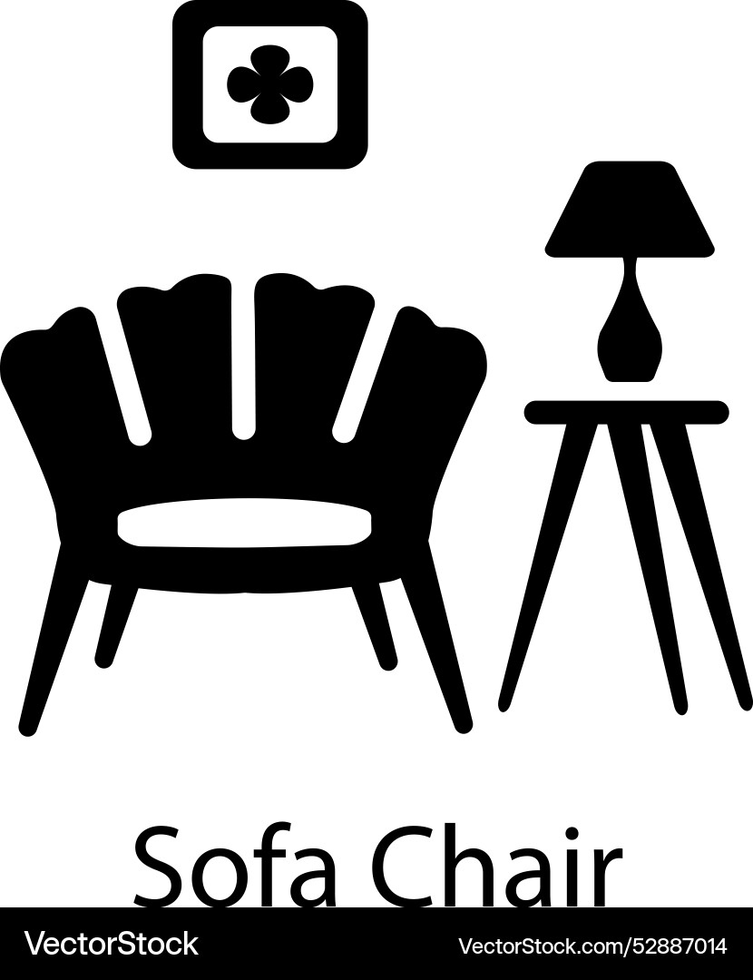 Sofa chair Royalty Free Vector Image - VectorStock