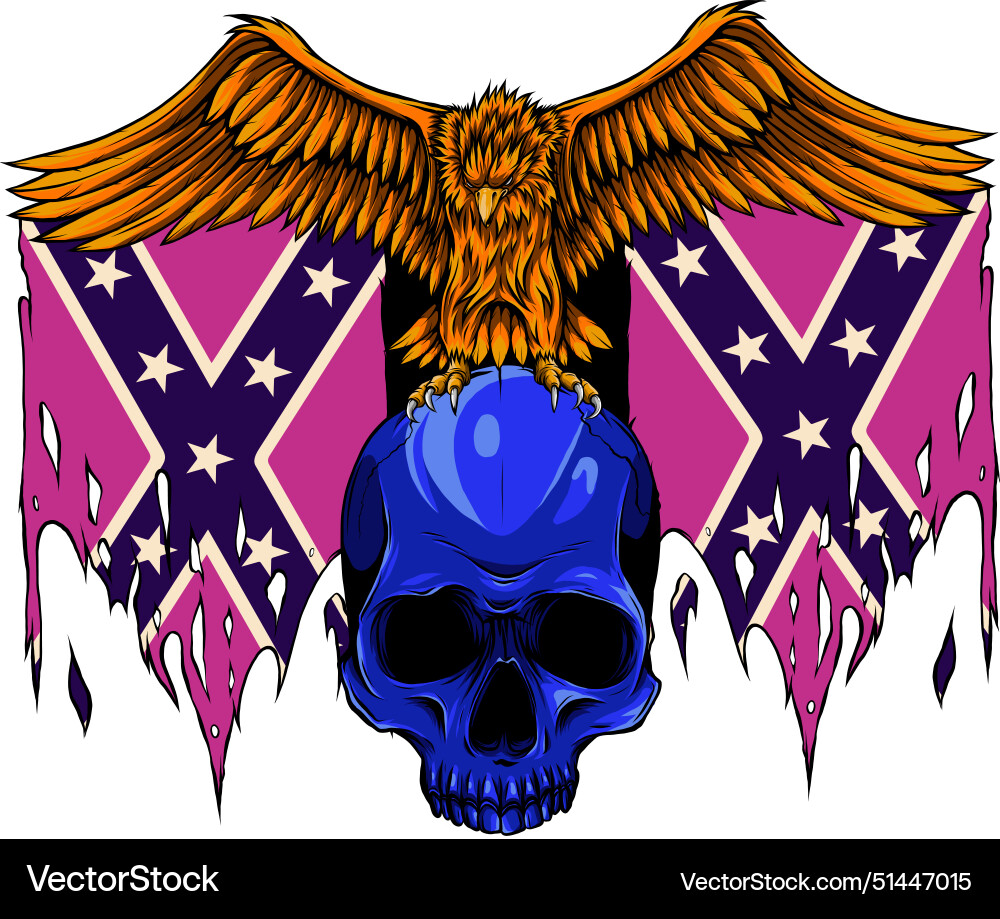 Hand draw of eagle design Royalty Free Vector Image