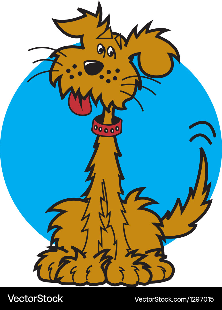 Mutt dog Royalty Free Vector Image - VectorStock