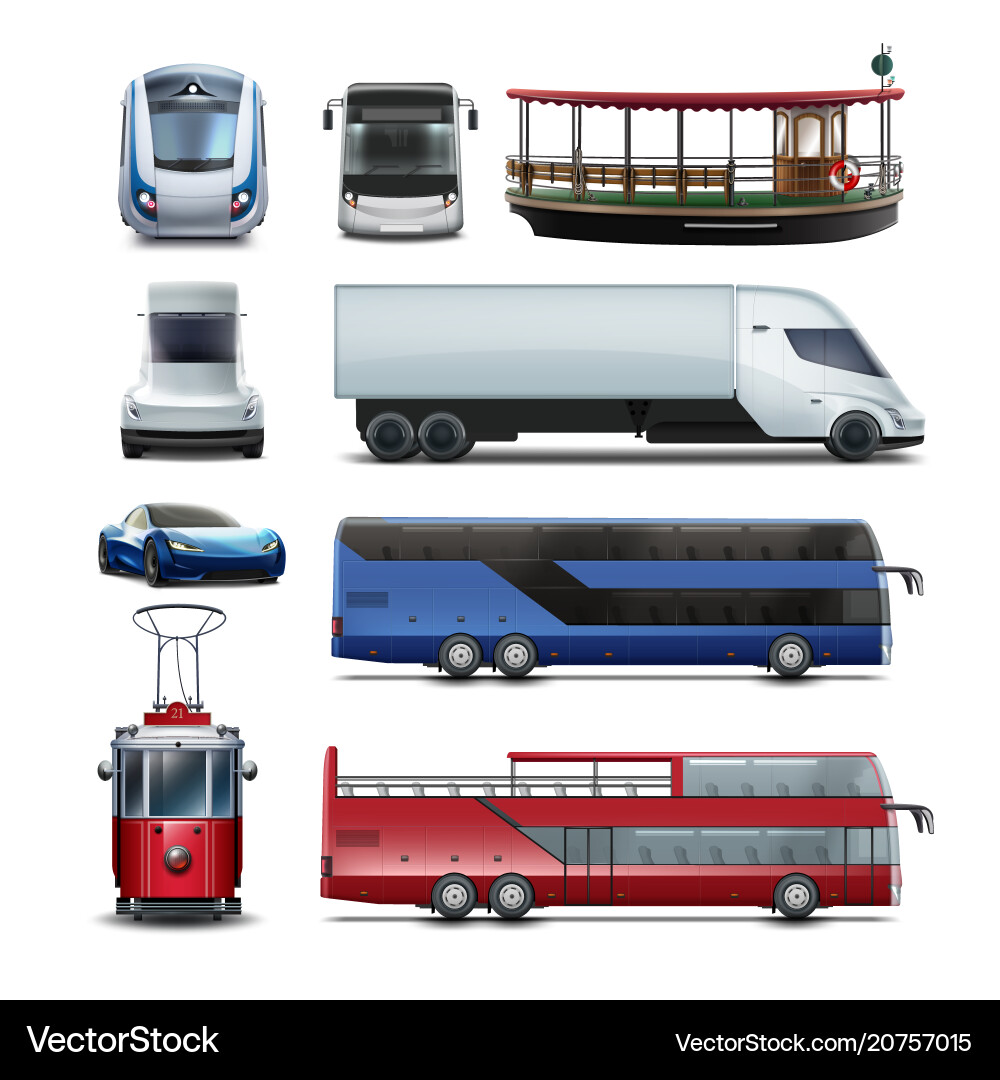 Open Top Tour Bus Vector Images (40)