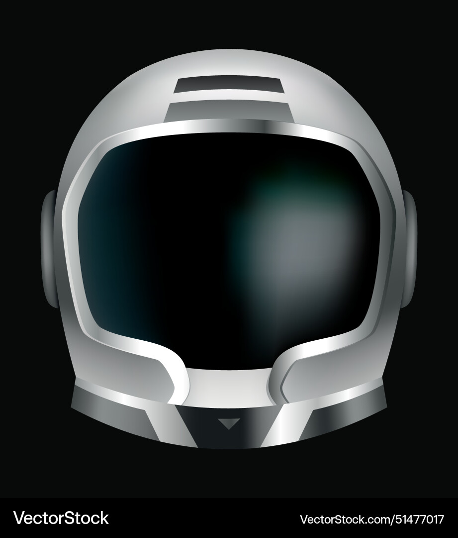Astronaut helmet realistic cosmonaut mask Vector Image