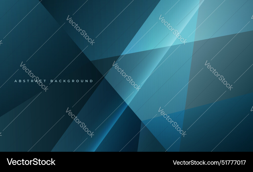 Blue modern abstract background with geometric Vector Image