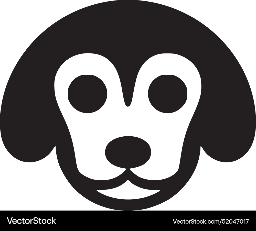 Dog - minimalist and simple silhouette Royalty Free Vector