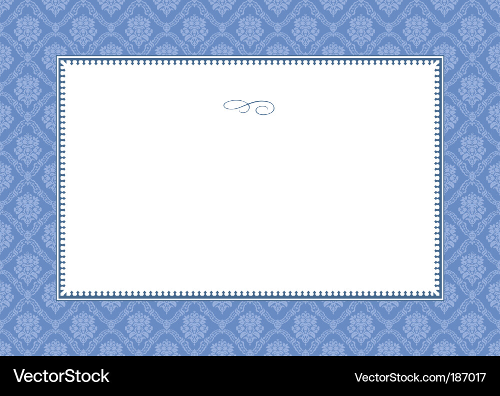Floral Scroll Frame Border Royalty Free Vector Image