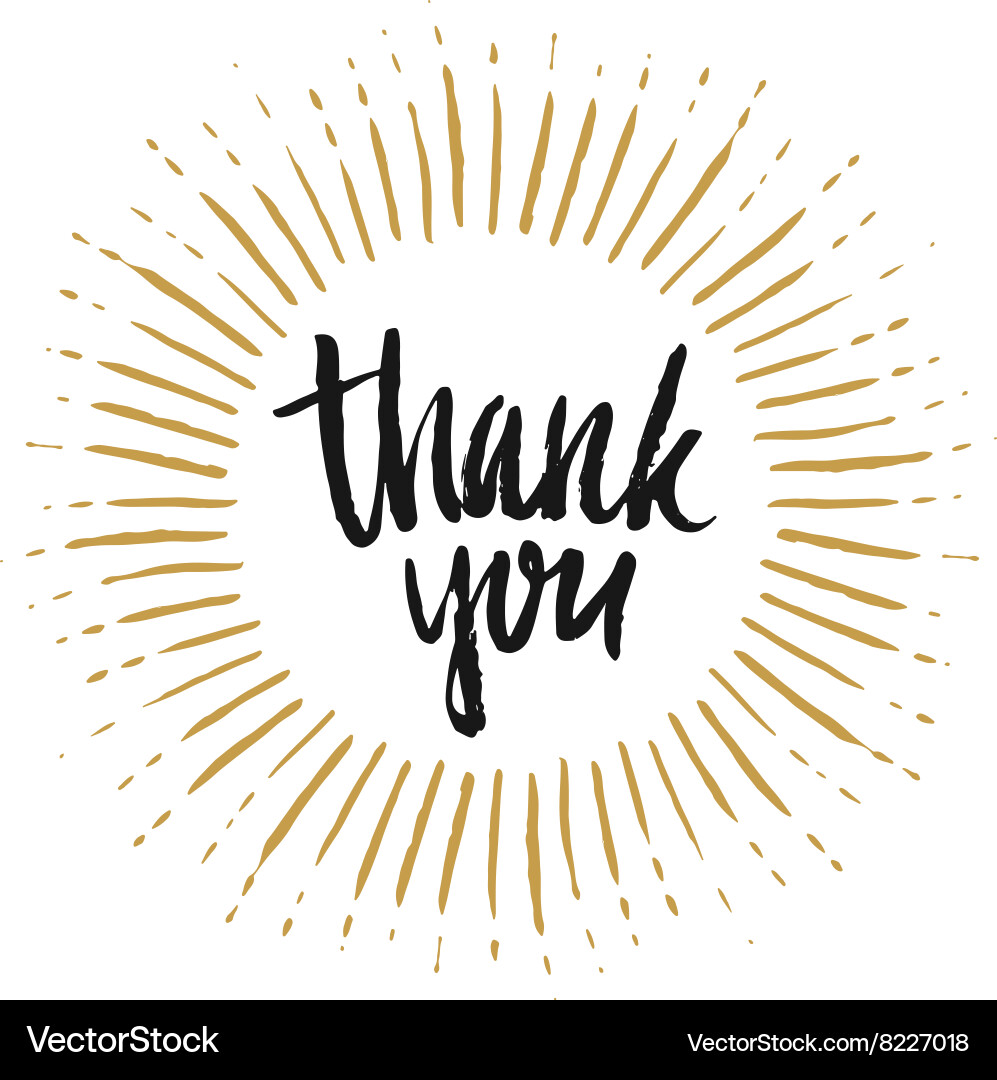 Hand drawn lettering poster Royalty Free Vector Image