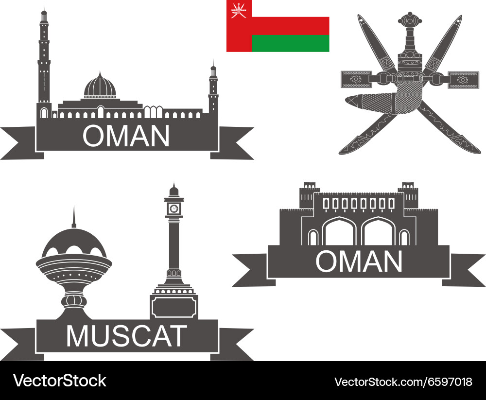 Oman Royalty Free Vector Image - VectorStock