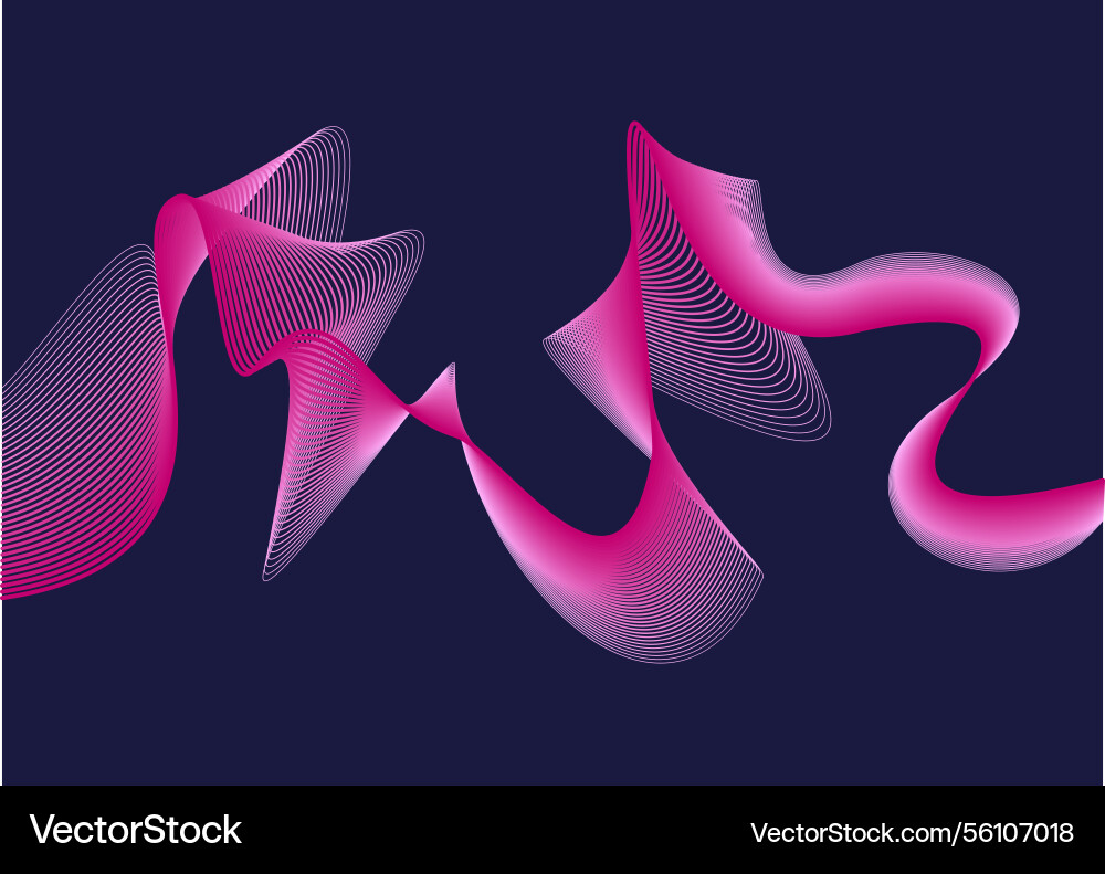 Sound waves equalizer frequency audio waveform Vector Image