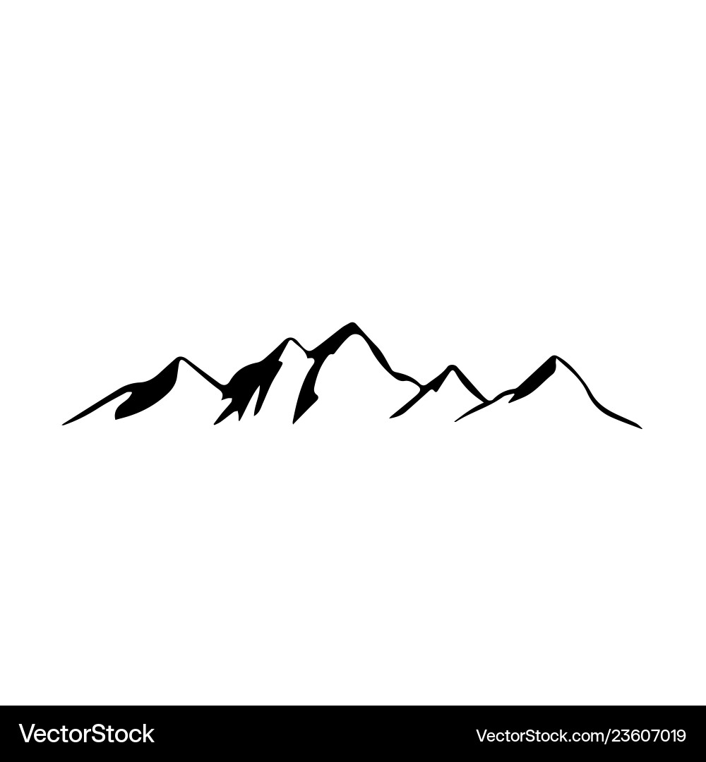 Mountain Royalty Free Vector Image - VectorStock