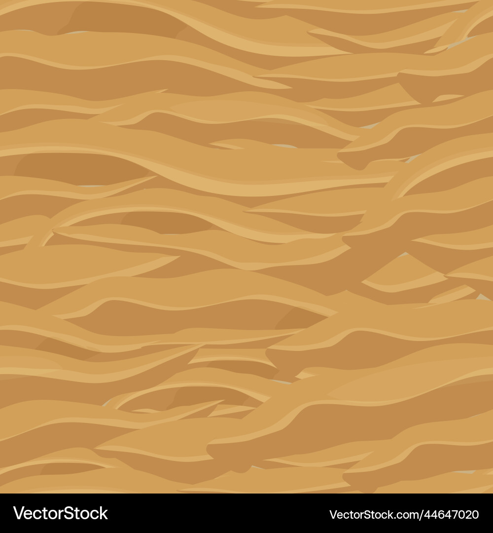 Sand texture seamless background in cartoon style Vector Image