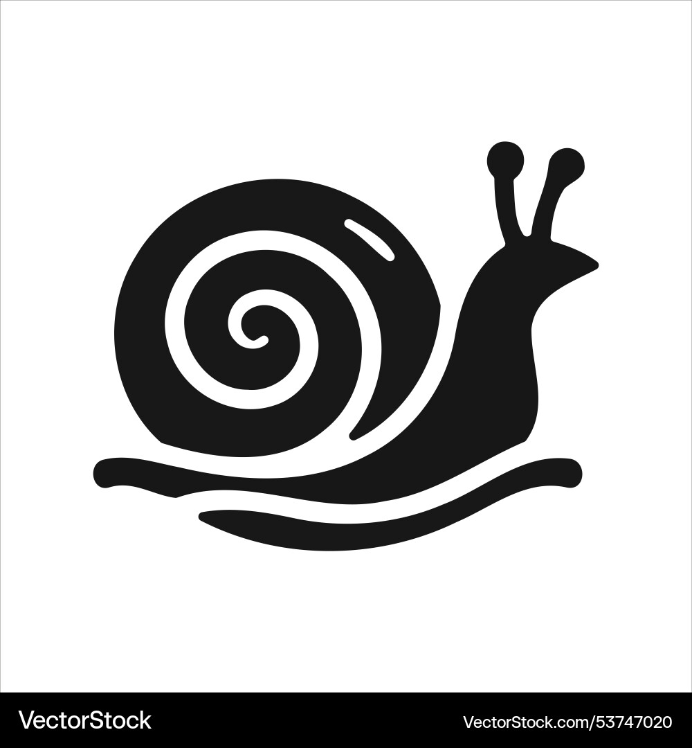 Snail logo Royalty Free Vector Image - VectorStock