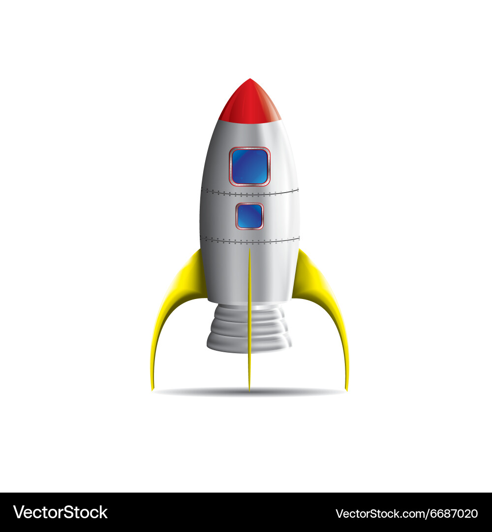 Space rocket Royalty Free Vector Image - VectorStock