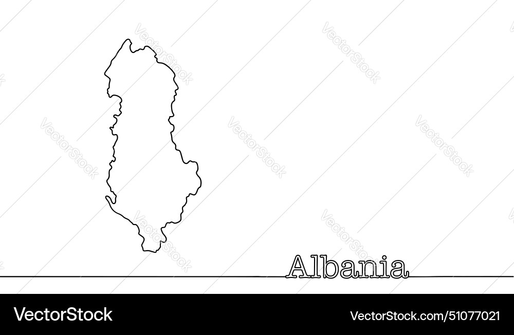 Albania Royalty Free Vector Image - VectorStock