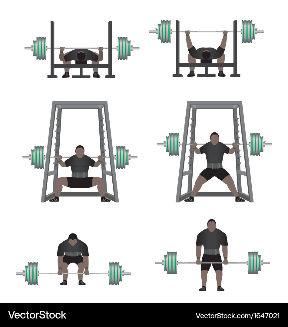 Powerlifting Royalty Free Vector Image - VectorStock