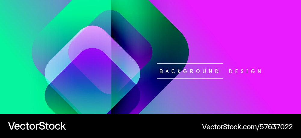 Abstract vibrant layers create dynamic gradient Vector Image