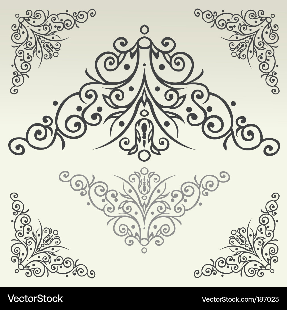 Ornaments Royalty Free Vector Image - VectorStock