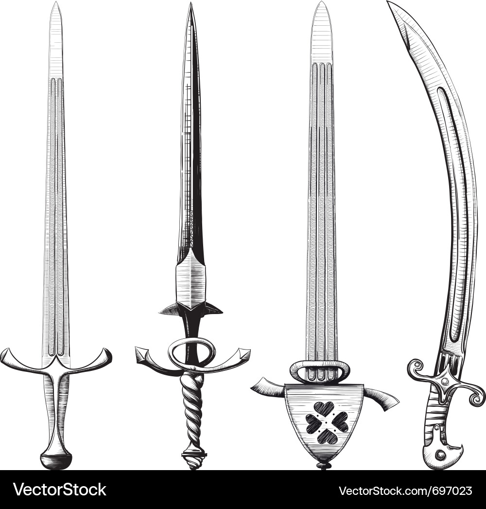 Swords Royalty Free Vector Image - VectorStock