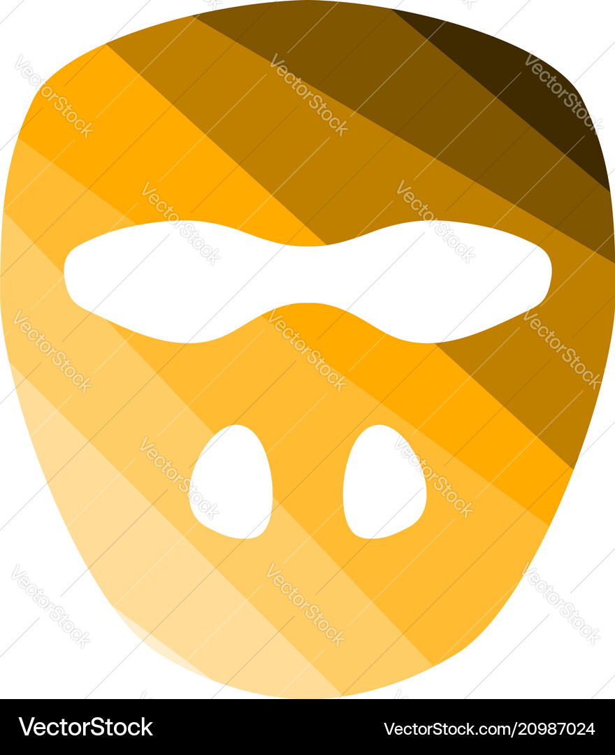 Cricket mask icon Royalty Free Vector Image - VectorStock