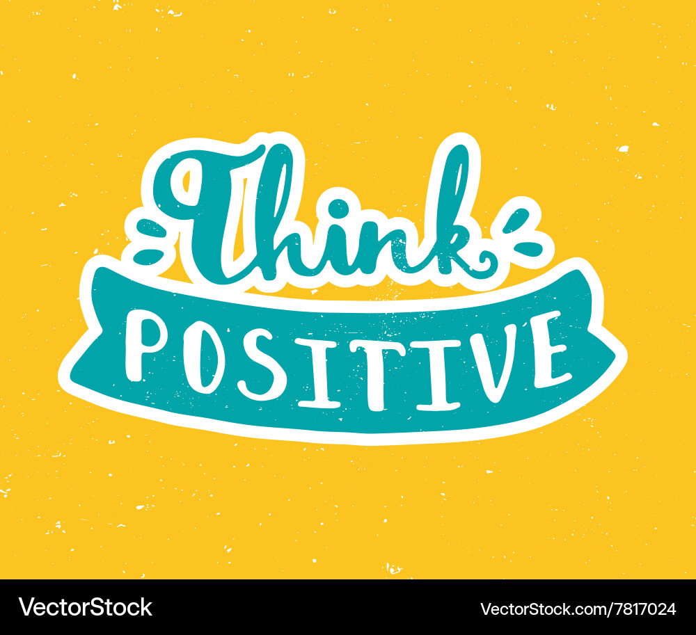 Hand drawn lettering poster Royalty Free Vector Image