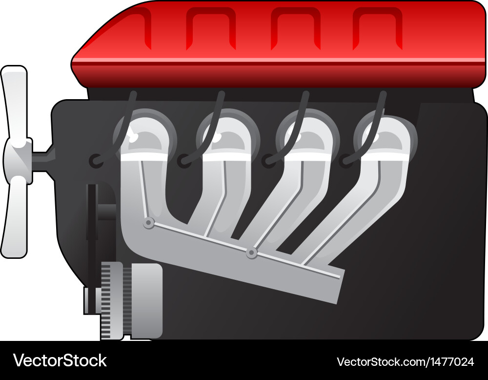 Internal combustion engine Royalty Free Vector Image