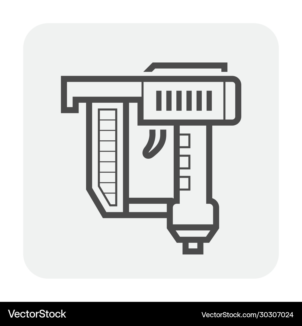 Nail gun icon Royalty Free Vector Image - VectorStock