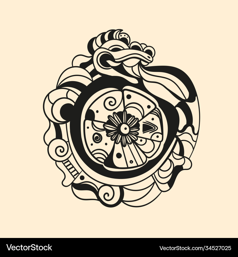 Mayan Glyph Symbol Royalty Free Vector Image - VectorStock