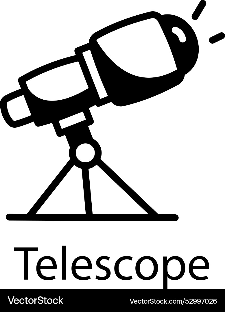 Telescope Royalty Free Vector Image - VectorStock