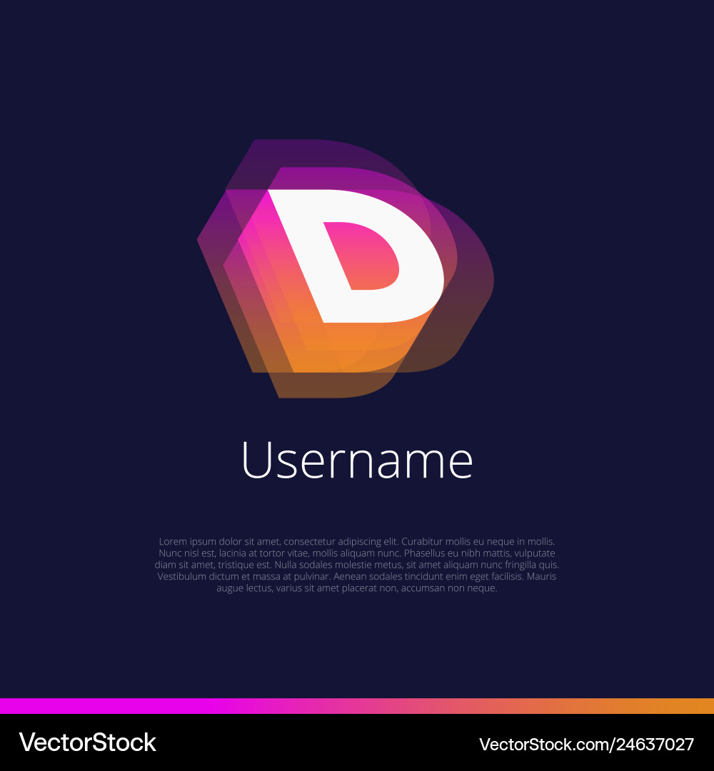 D-monogram-logo Royalty Free Vector Image - VectorStock