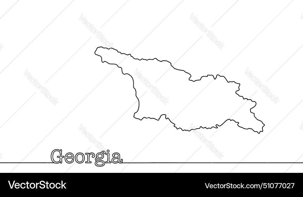 Georgia Royalty Free Vector Image - VectorStock