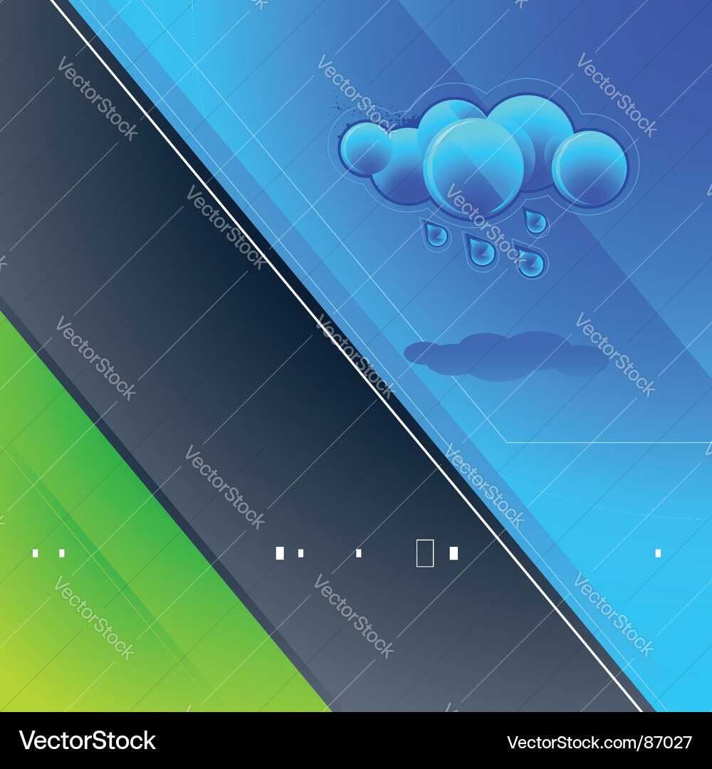 High tech nature background Royalty Free Vector Image