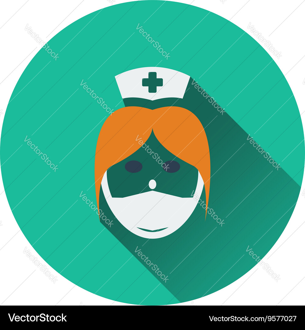 Nurse head icon Royalty Free Vector Image - VectorStock