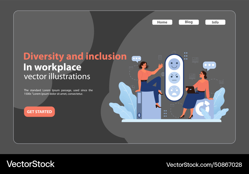 Digitales Feedback Konzept flach Lizenzfreies Vektorbild