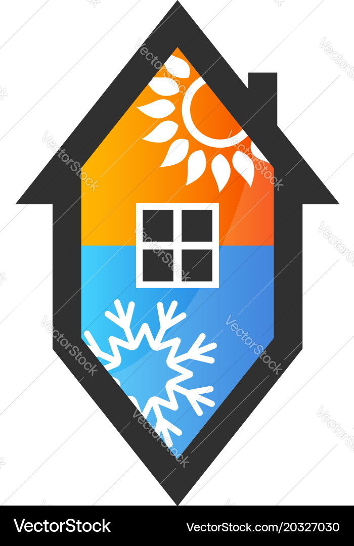 Air conditioning and ventilation symbol Royalty Free Vector