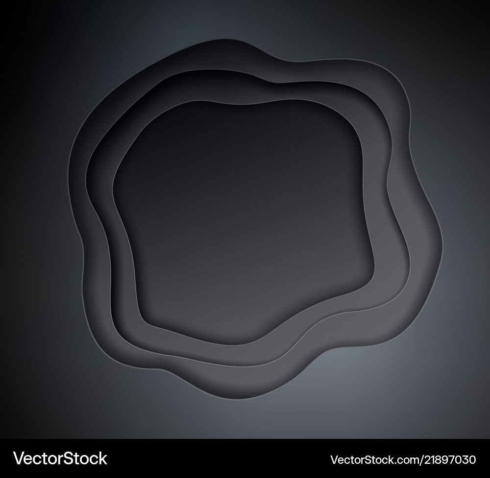 Cut paper style background Royalty Free Vector Image