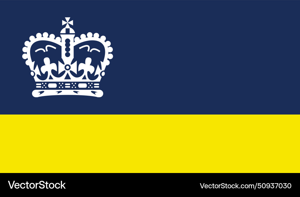 Regina flag Royalty Free Vector Image - VectorStock