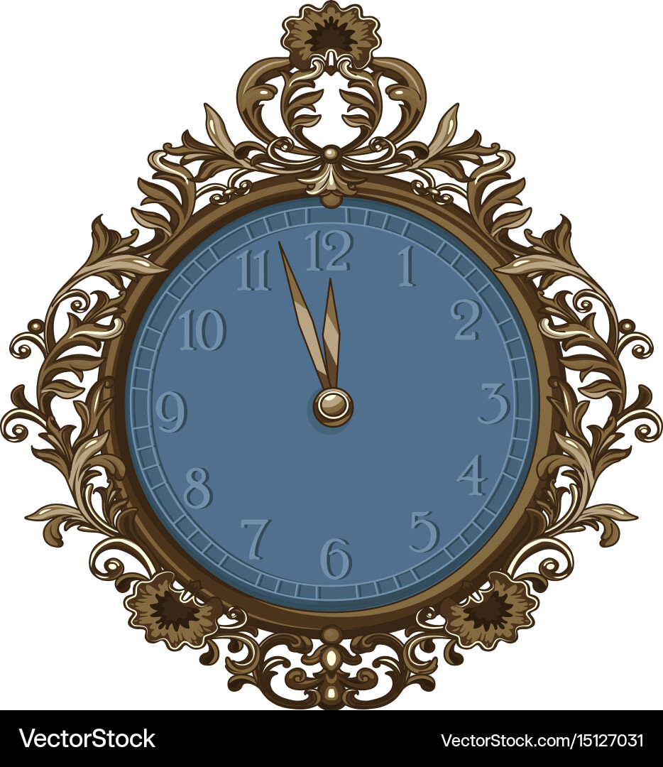 Clock Royalty Free Vector Image - VectorStock