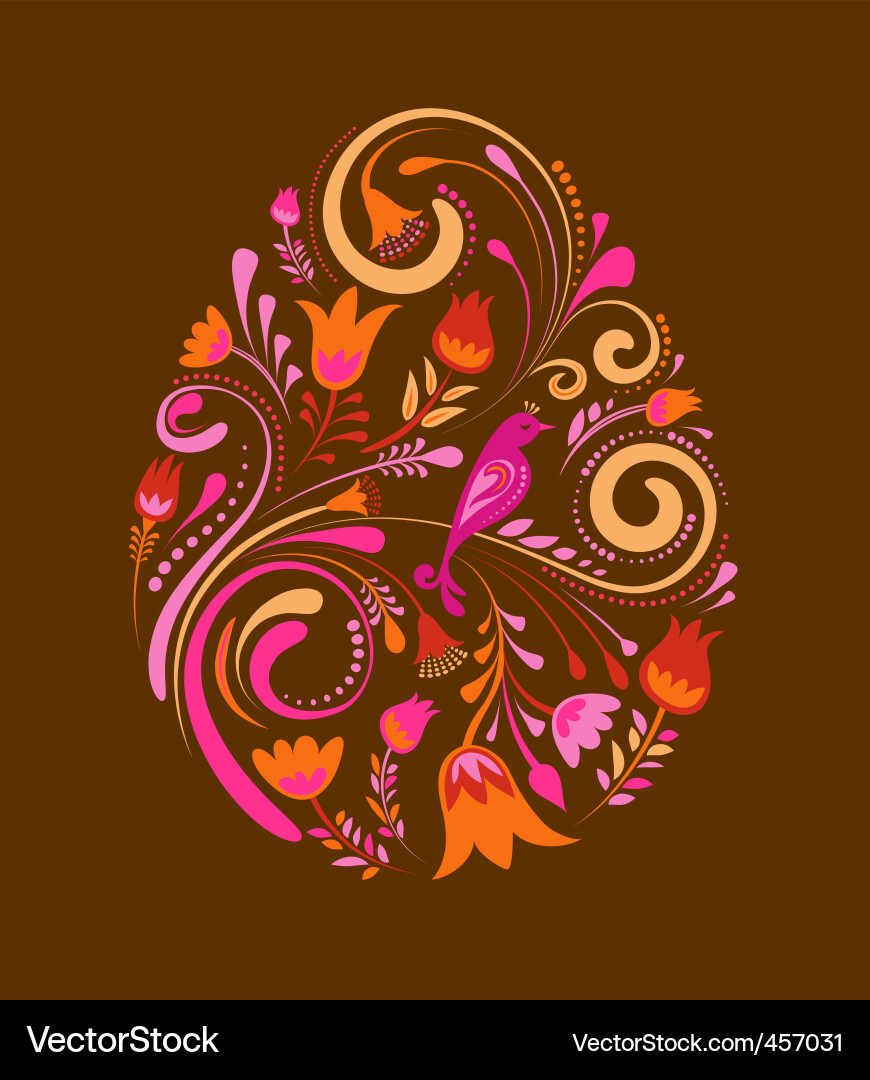 Easter egg Royalty Free Vector Image - VectorStock