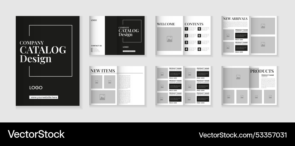 Product catalog Royalty Free Vector Image - VectorStock