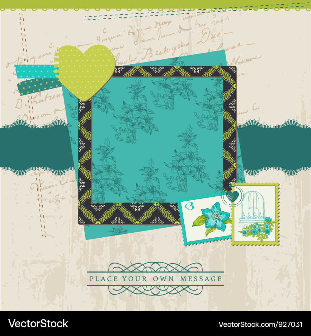 Scrapbook design elements Royalty Free Vector Image