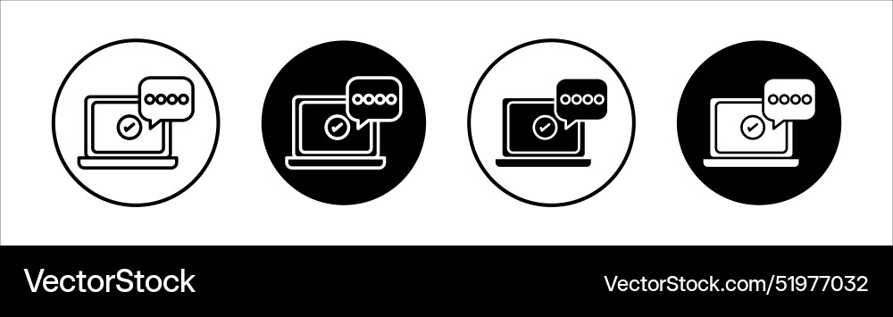 2fa multifactor verification flat line icon set Vector Image 2fa multifactor verification flat line icon set Vector Image