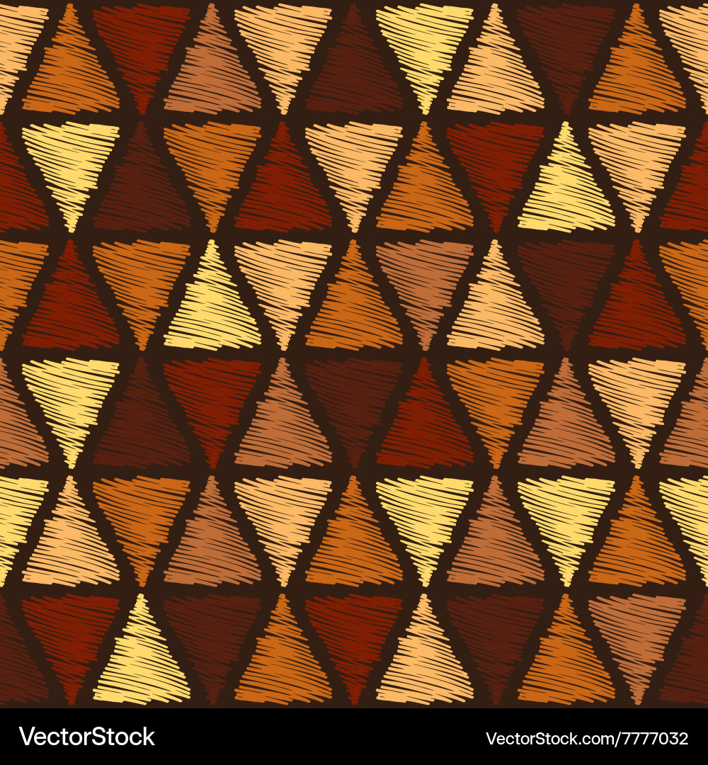 Brown triangles Royalty Free Vector Image - VectorStock