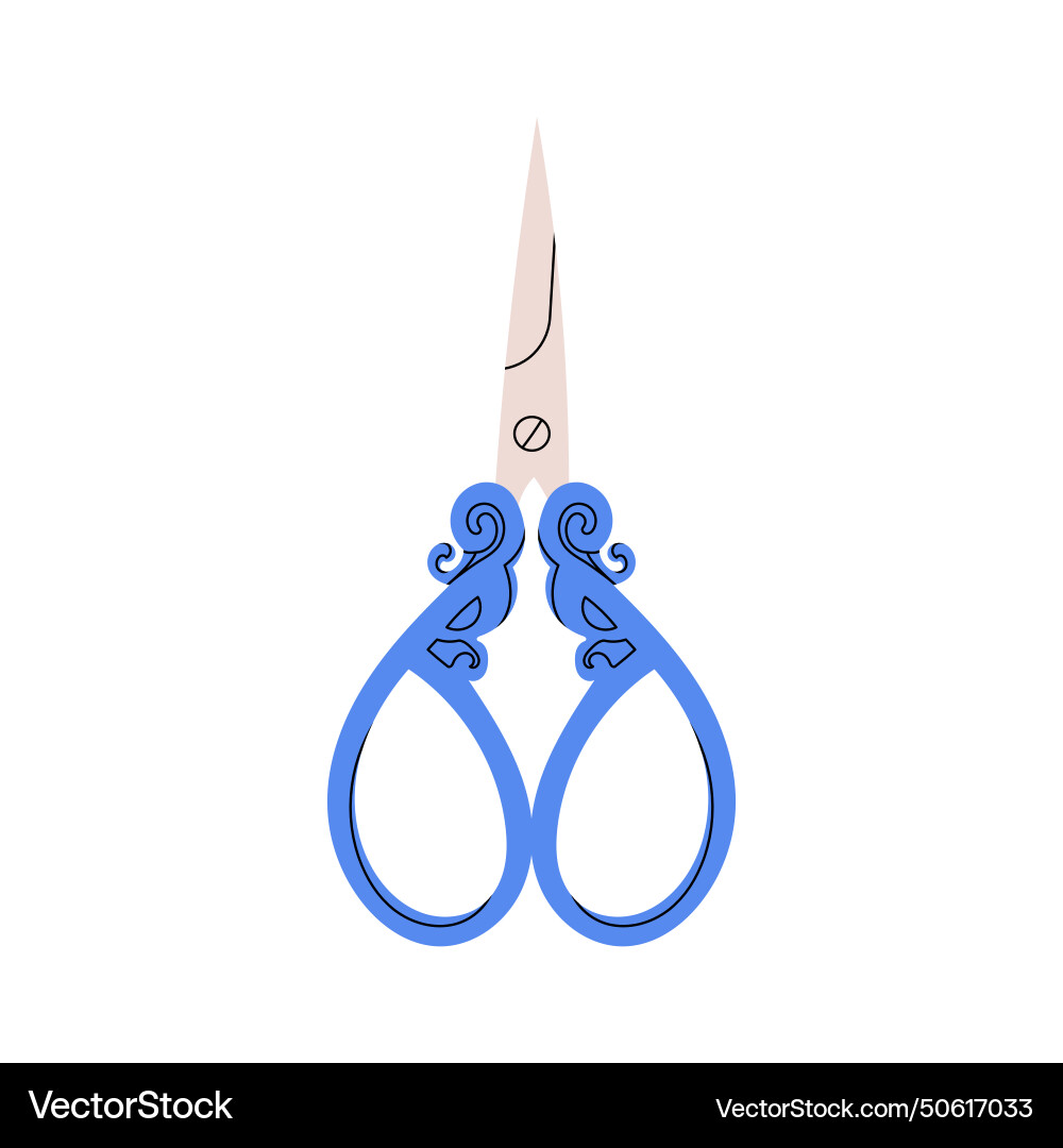 Colorful scissors for creativity Royalty Free Vector Image