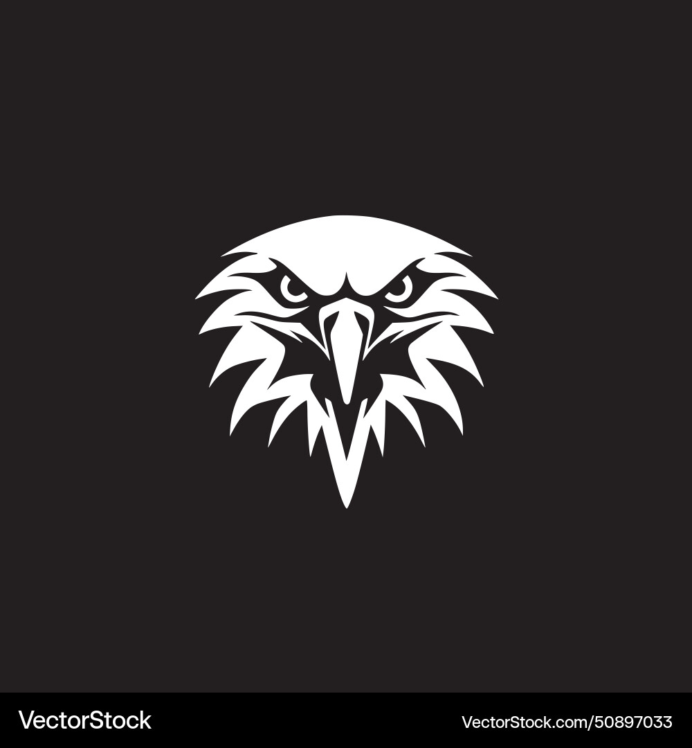 Eagle - minimalist and simple silhouette Vector Image