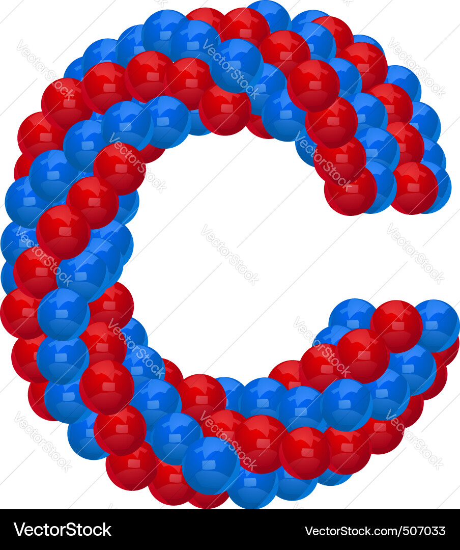 Letter c Royalty Free Vector Image - VectorStock