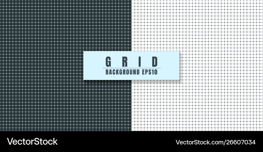 Black and White Grid Pattern Royalty Free Vector Image