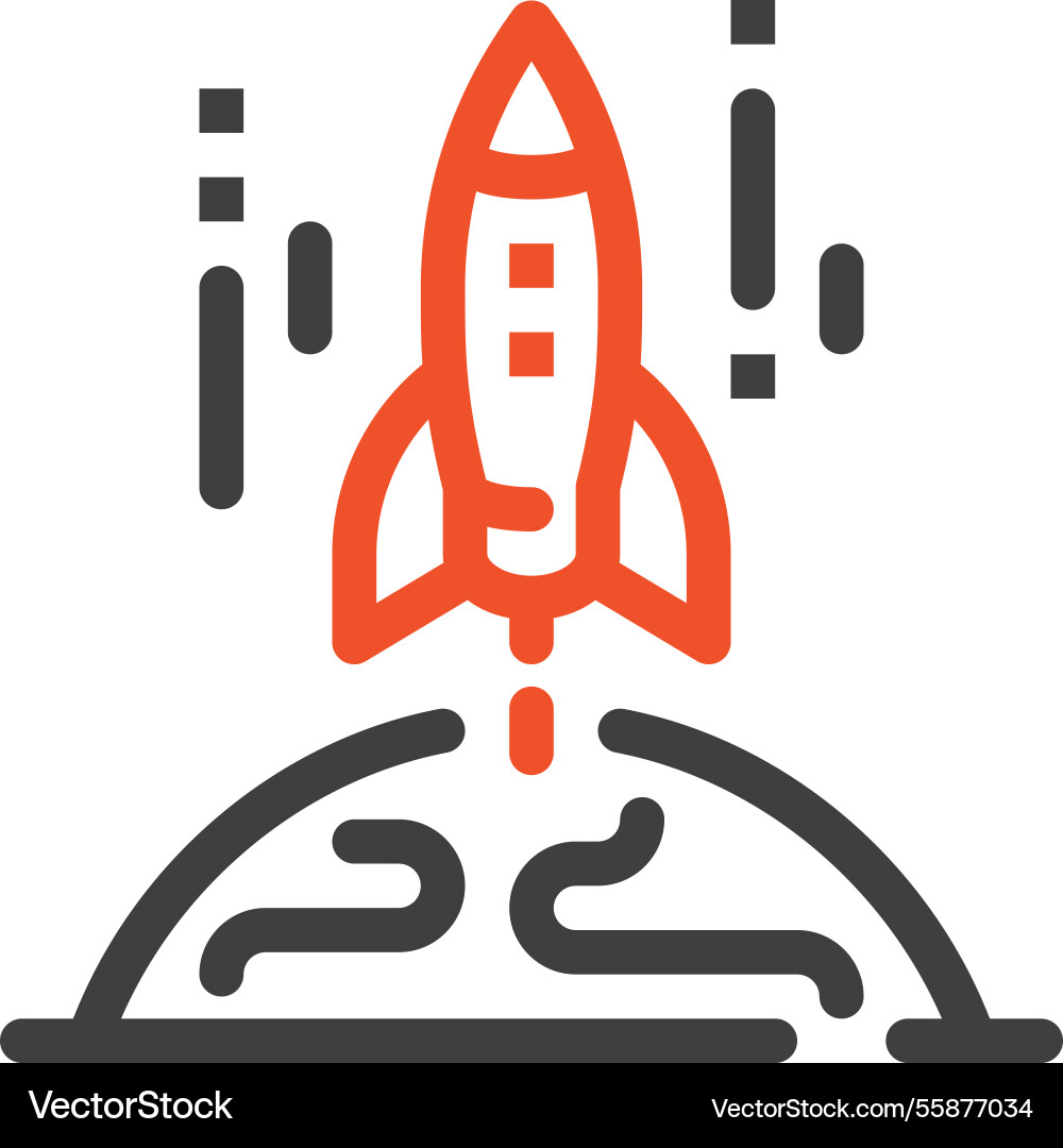 Launch Royalty Free Vector Image - VectorStock