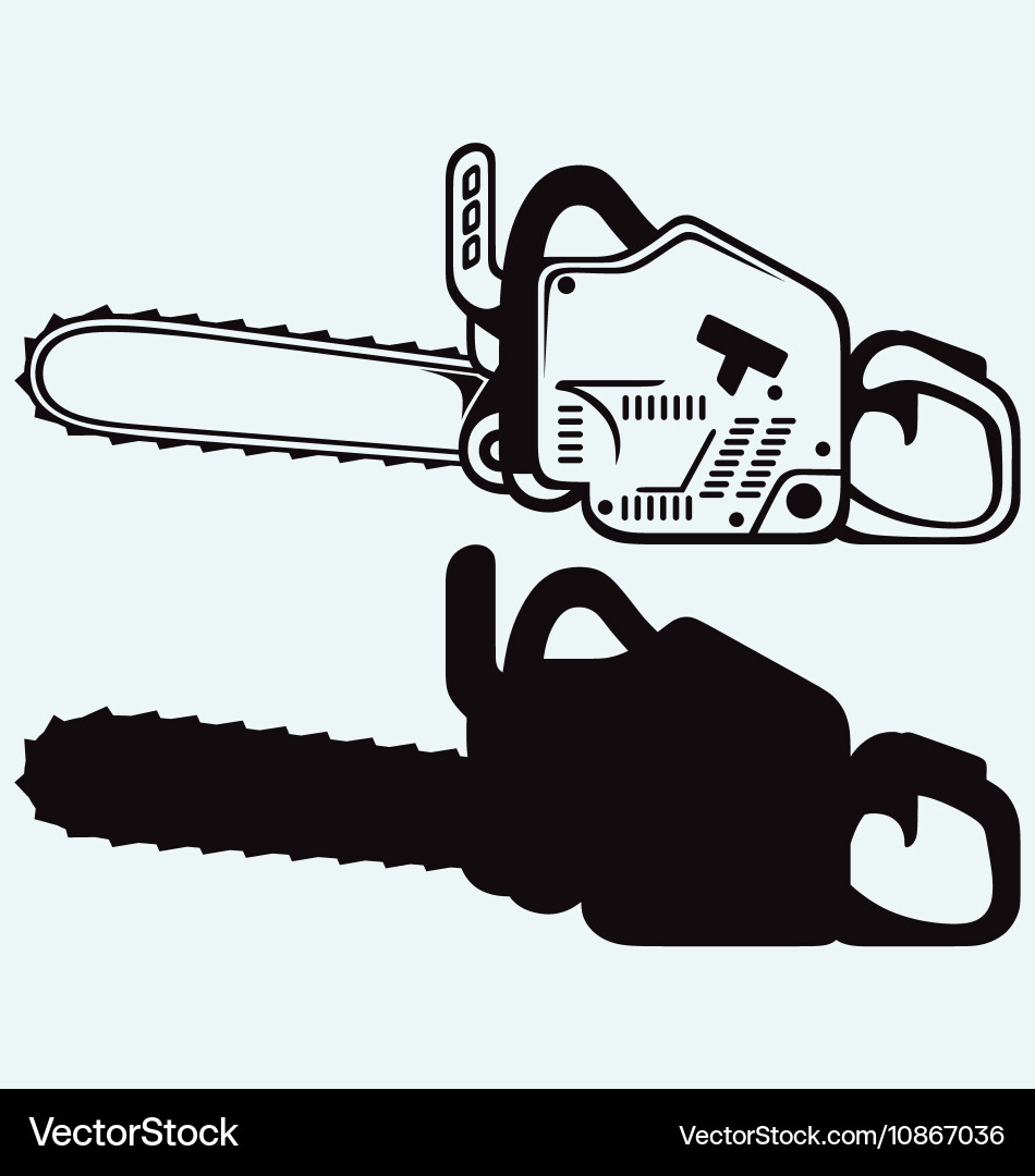 Chainsaw Royalty Free Vector Image - VectorStock