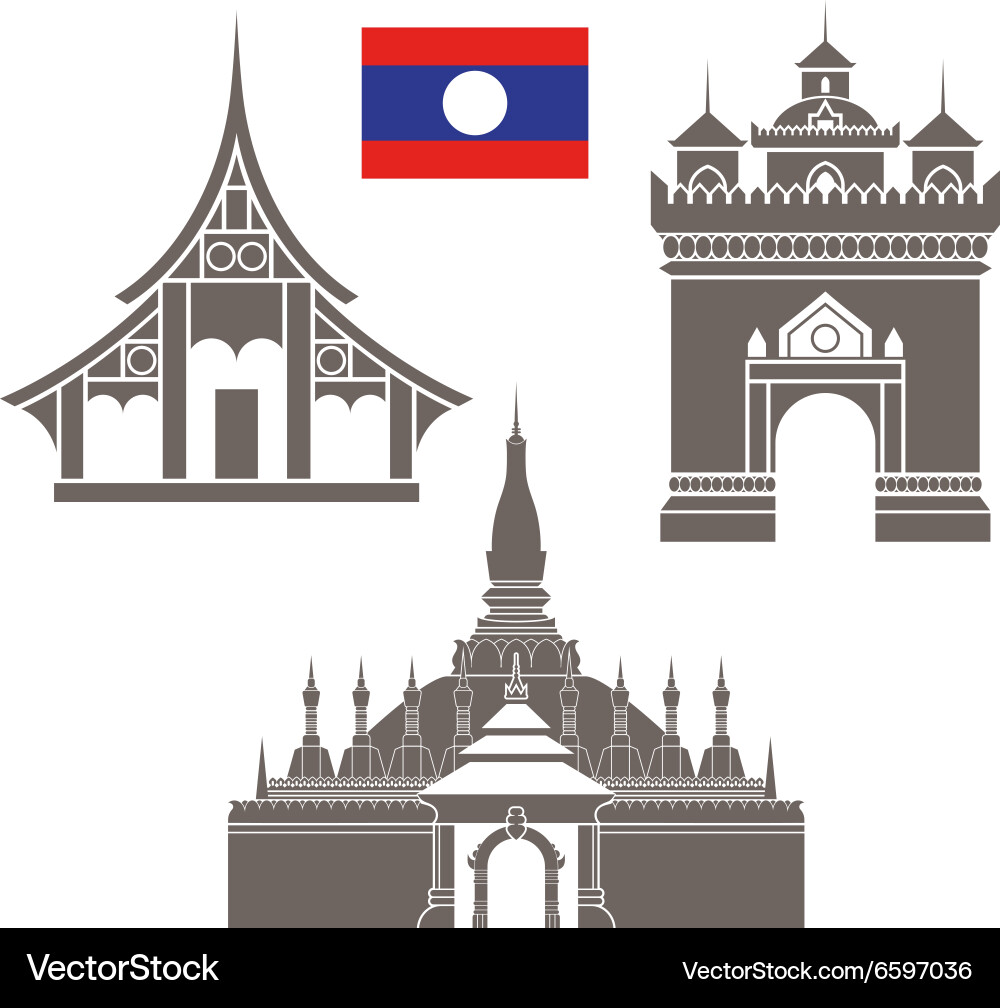 Laos Royalty Free Vector Image - VectorStock