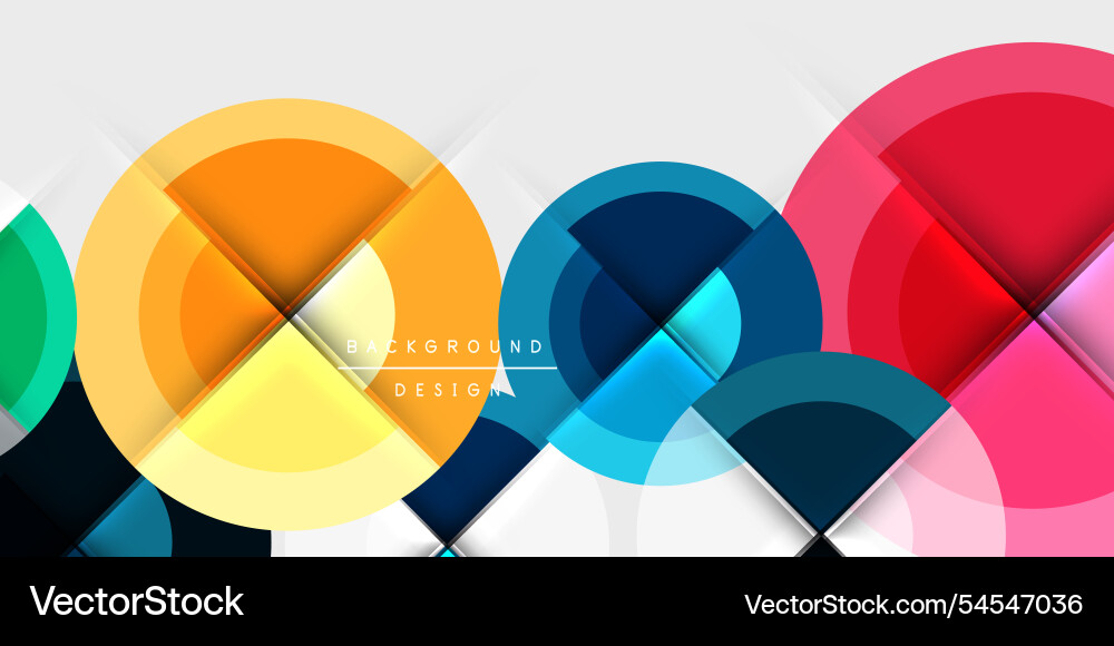 Target circle geometric abstract shapes Royalty Free Vector