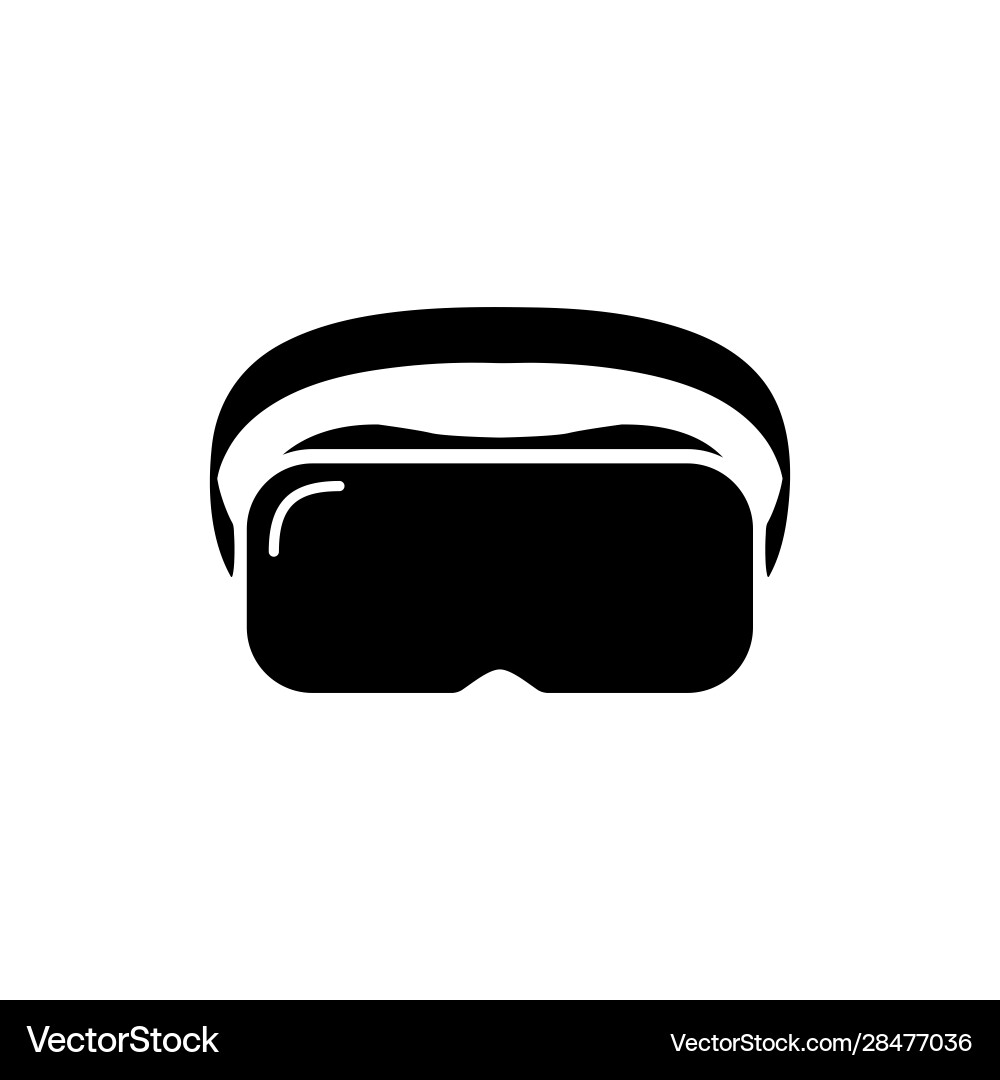 VR Headset Icon - Virtual Reality Glasses Vector Image